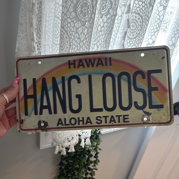 Amazon | Accents | Hawaii Hang Loose License Plate | Poshmark